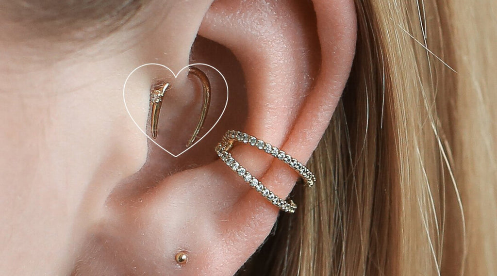 Ear Piercings Daith Caprice Daith Ear Piercing | SophiaJewels