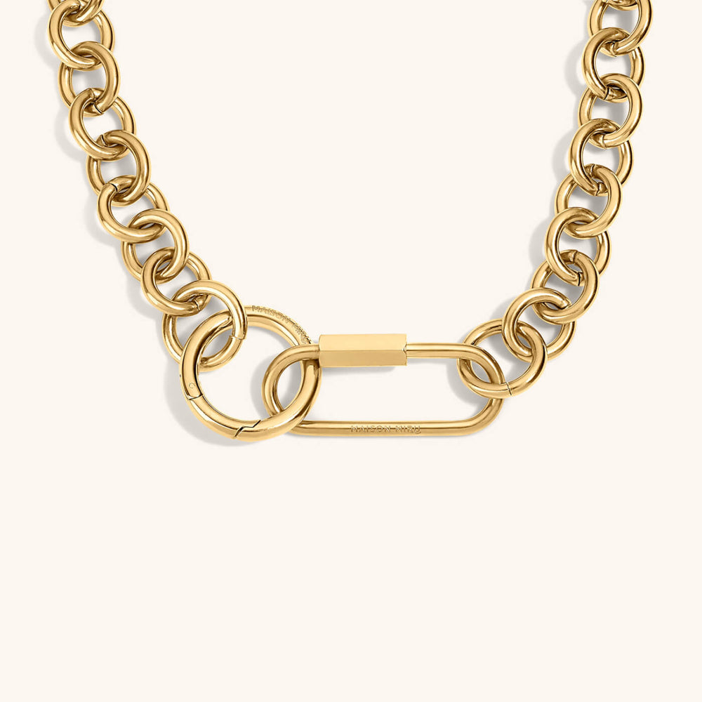 Bubble Lock Necklace