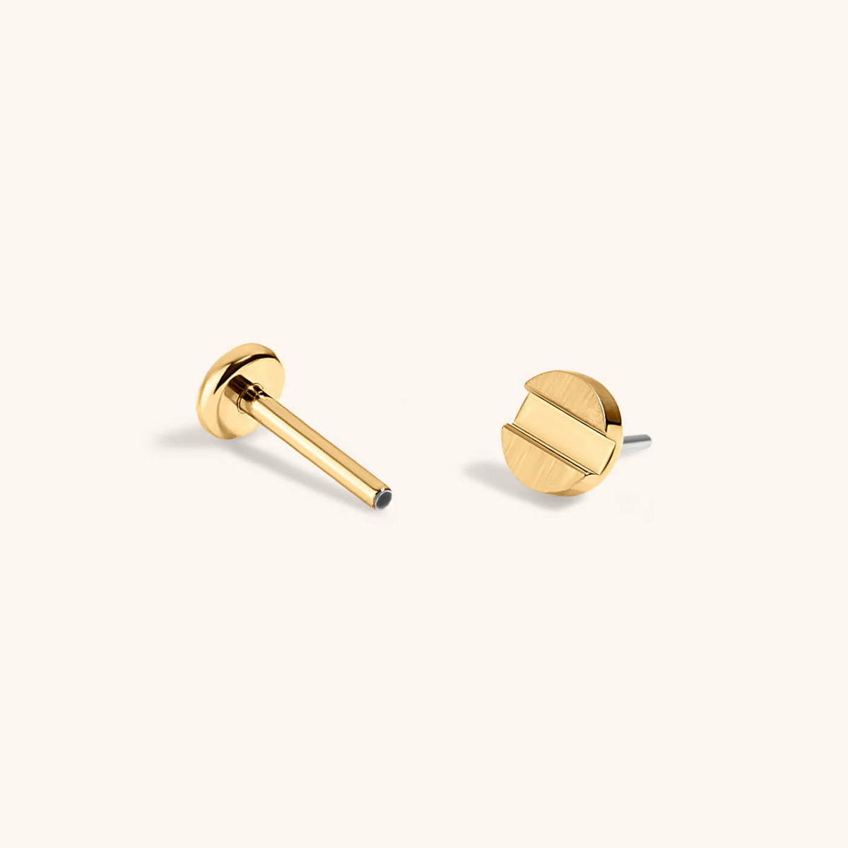 Push Pin Flat Back Earrings