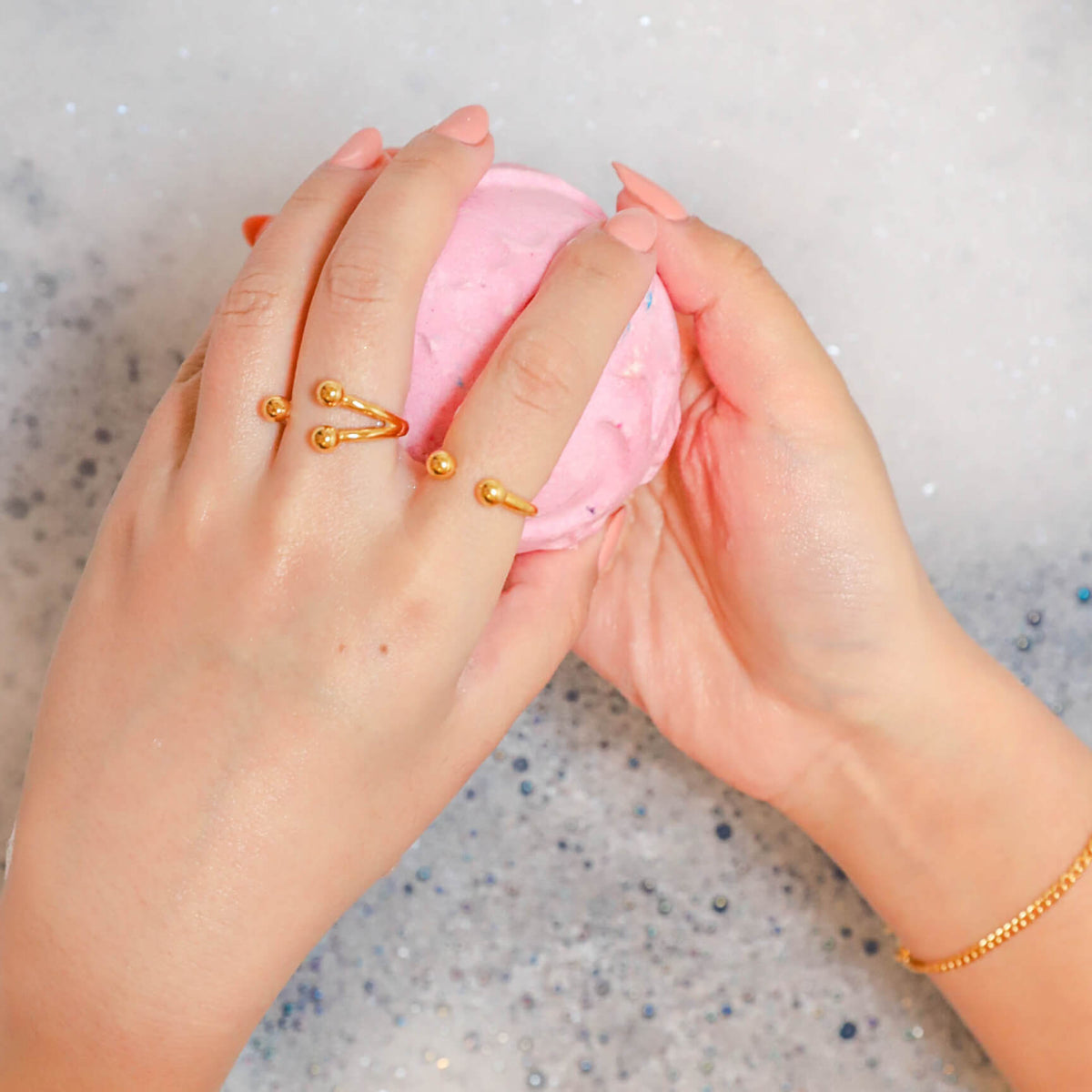 Floating Sphere Stacking Ring III | Maison Miru