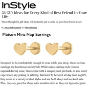 Classic Heart Nap Earrings#N#| Maison Miru
